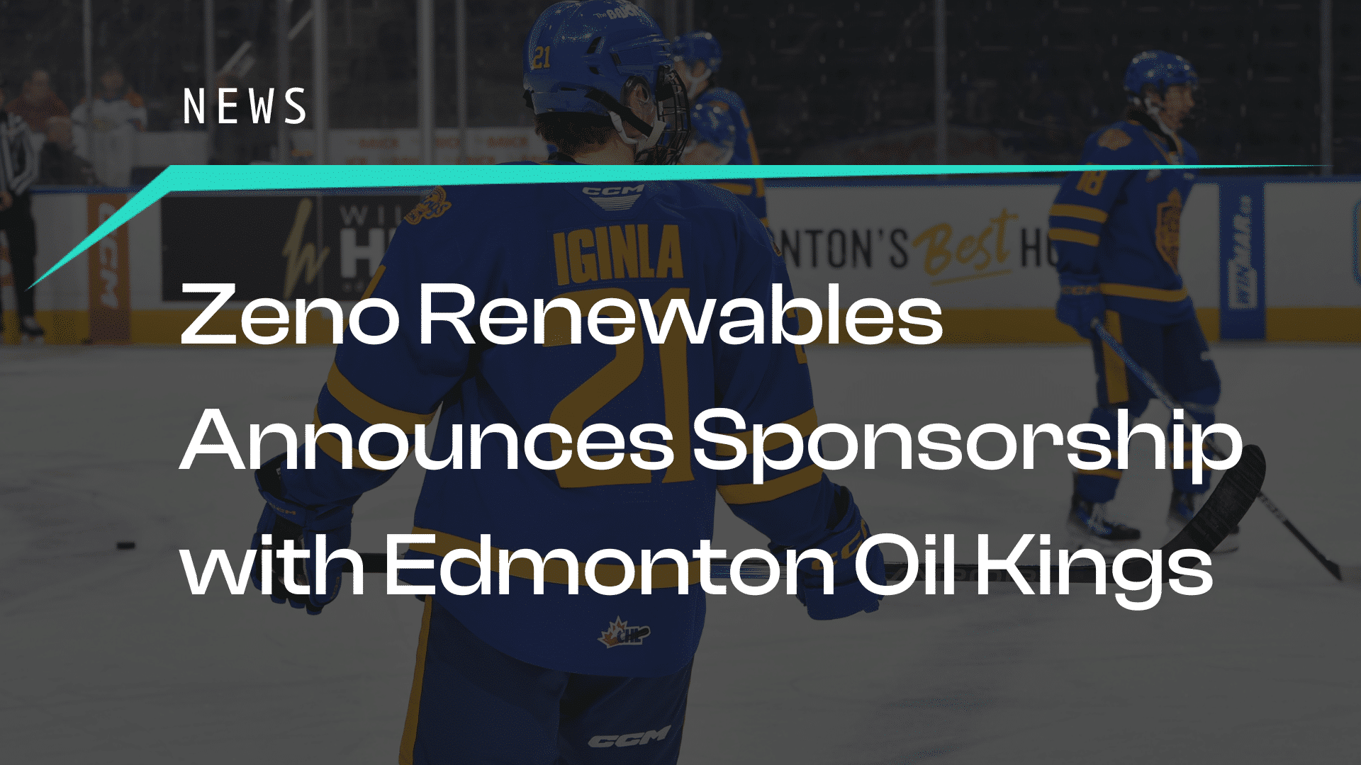 Zeno Announces Sponsorship With Edmonton Oil Kings | Insights | Zeno